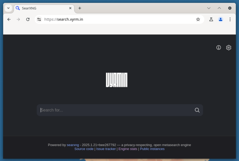 Simple public SearXNG Docker install from scratch - vyrmins epic blog Simple public SearXNG Docker install from scratch - vyrmins epic blog